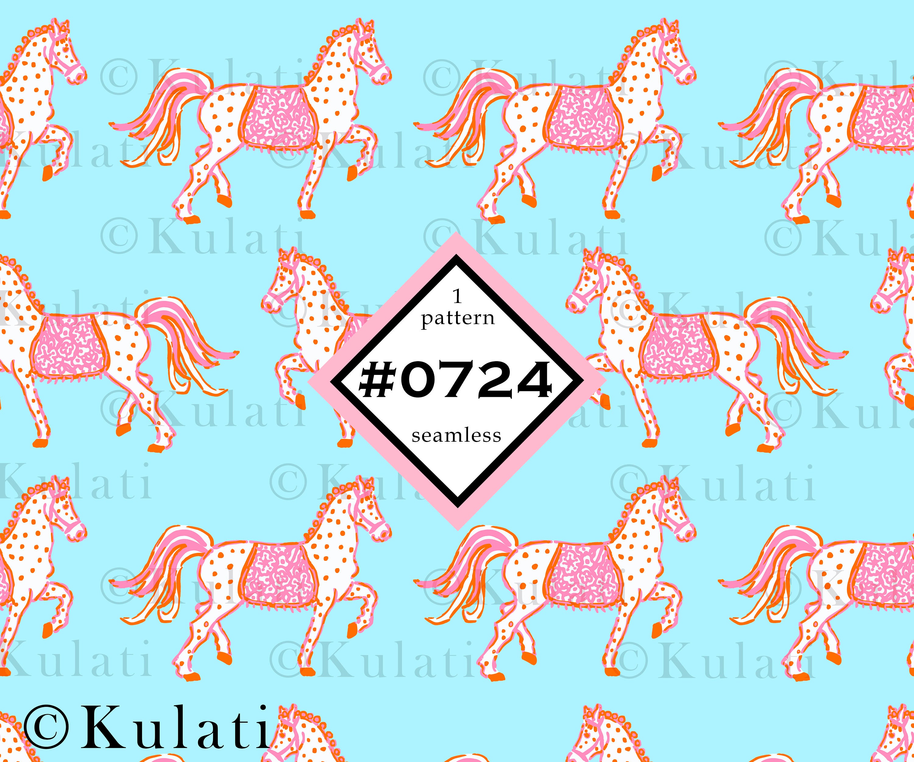 INSTANT DOWNLOAD Preppy Horse Pattern Preppy Digital Paper | Etsy