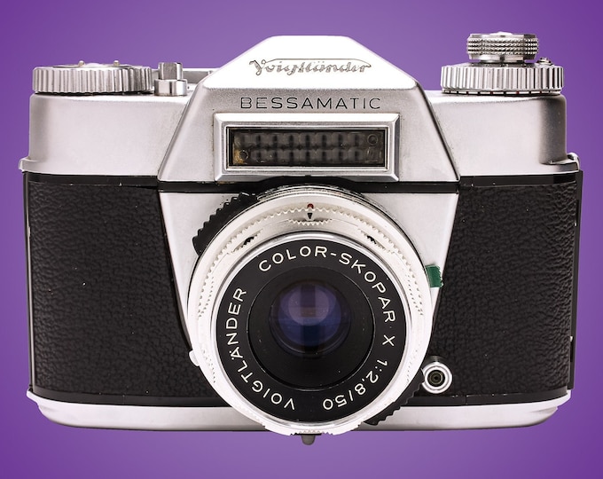 Voigtlander Bessamatic Camera With 50MM 1:2.8 Color Skopar X Lens ...