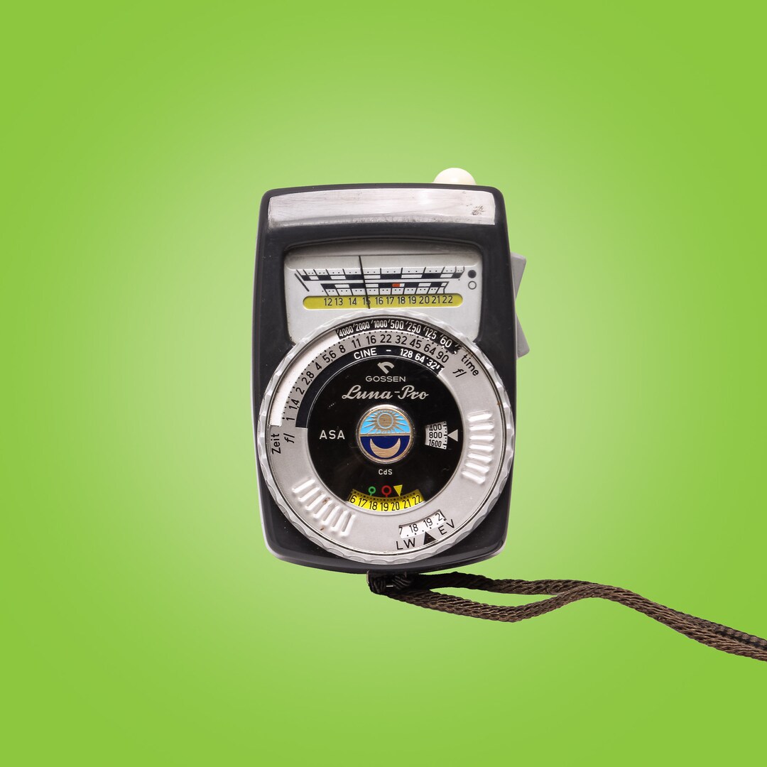 Gossen Luna-pro Light Meter With Leather Case Neck Strap - Etsy Australia