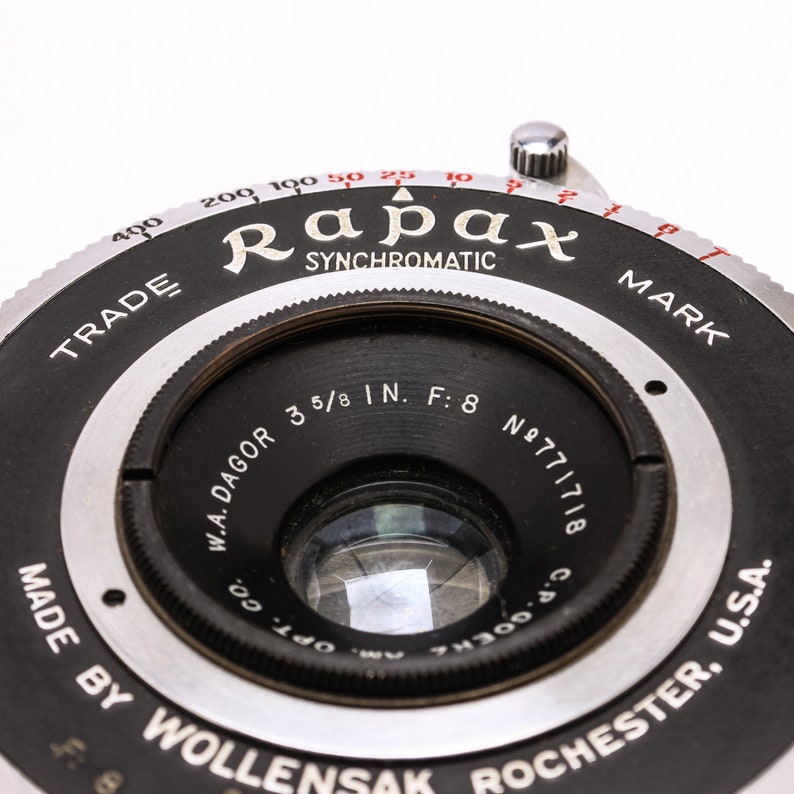 Goerz Dagor 92mm 3 5/8 In. F8 Large Format Wide Angle Lens in Rapax ...
