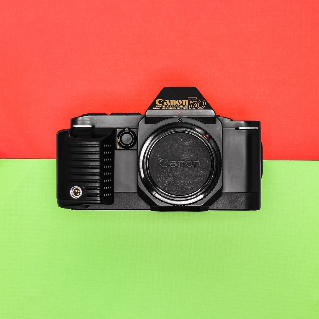Canon T70 1980's 35mm Film Camera Body - Add Your Favorite Lens and Go ...