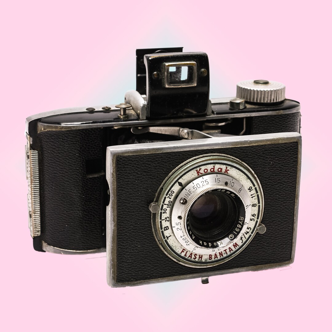 Kodak Flash Bantam 828 Folding Camera W/anastar 48mm F/4.5 Lens Second ...