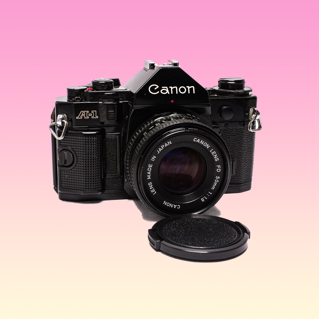Nice Canon A-1 Camera + Canon FD 50mm F1.8 Lens - Etsy