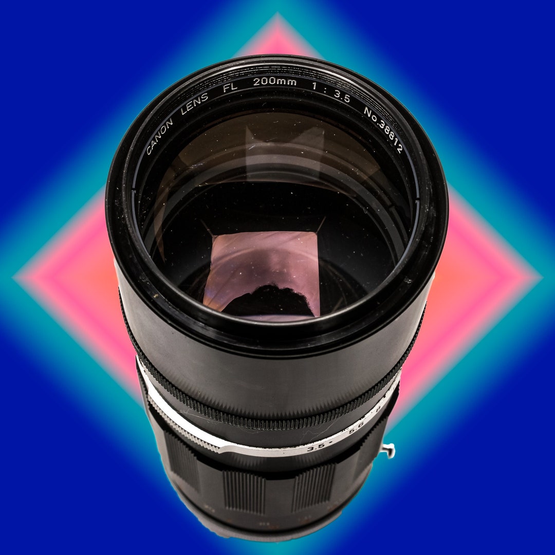 Canon FL 200mm F3.5 Medium Telephoto Prime Lens for Film or Digital - Etsy