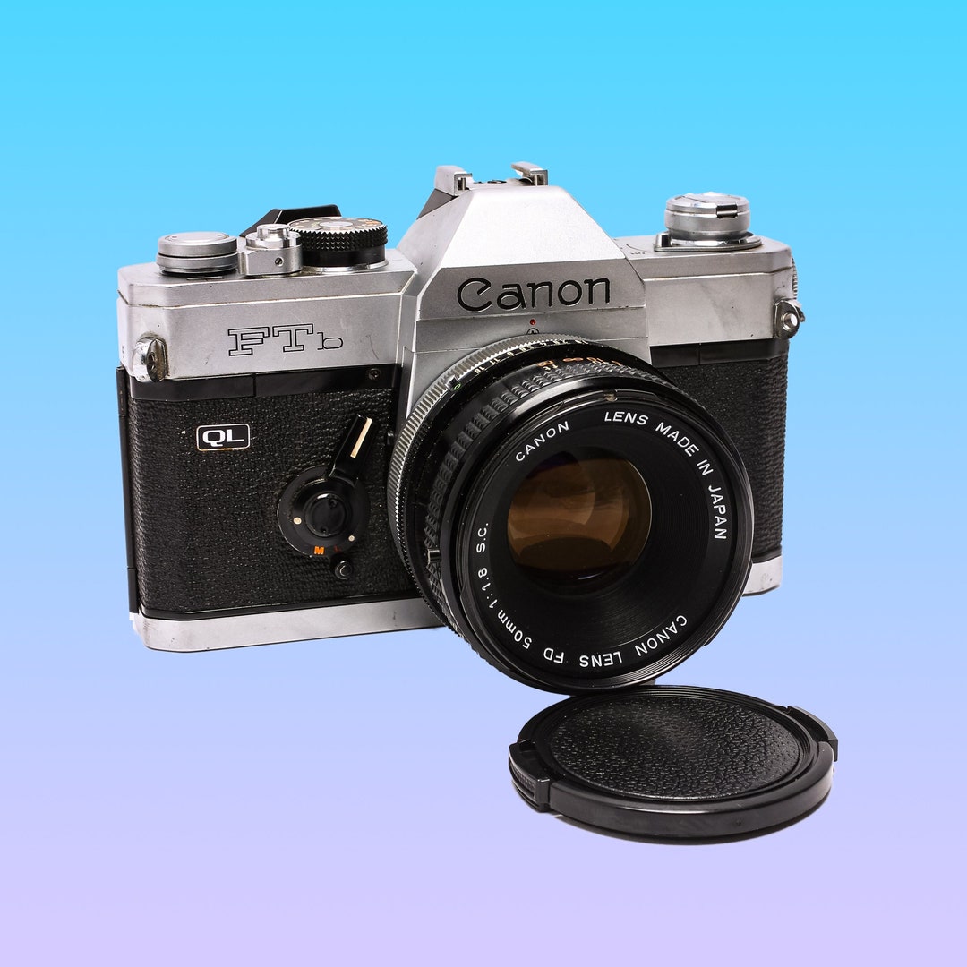 Canon Ftb Camera + 50mm F1.8 FD Lens in Chrome - Etsy