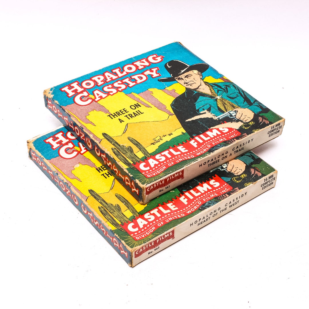 Castle Films 16mm Hopalong Cassidy Double Feature 's 561 & 563 for Your ...