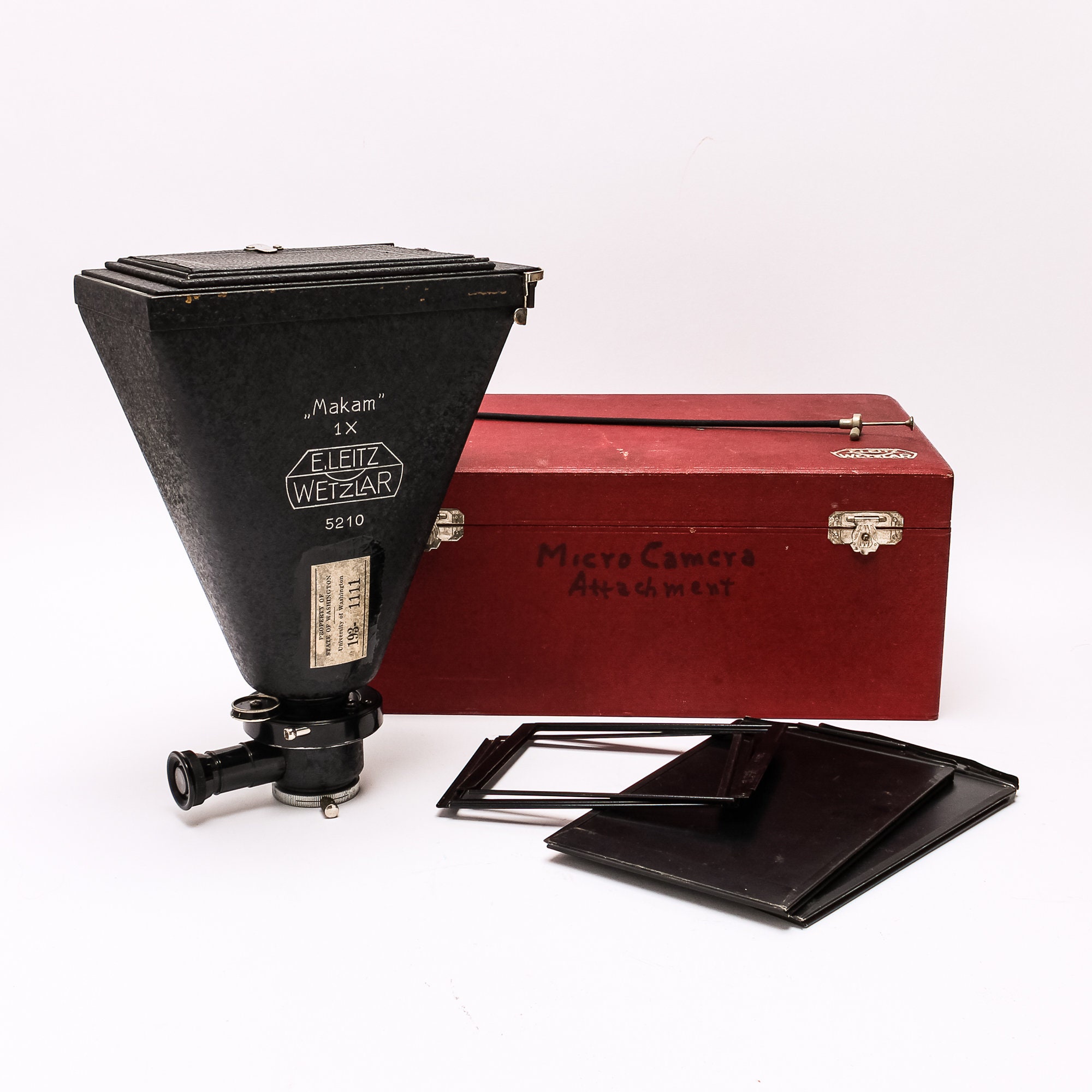 Leica Leitz Makam 1x Plate Camera Attachment for Photomicrography ...