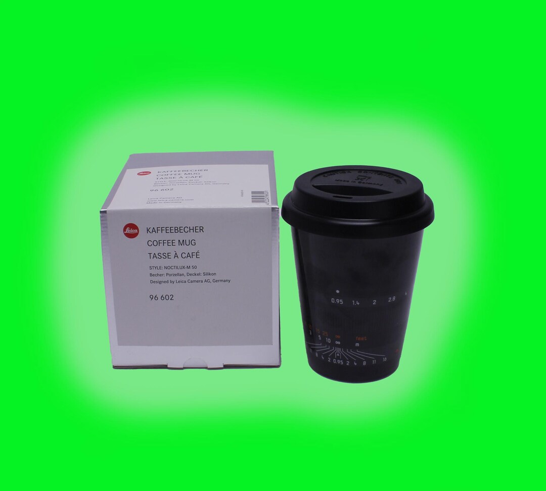 Leica Noctilux Premium Porcelain Coffee Mug Cat#96602 Made in Germany ...