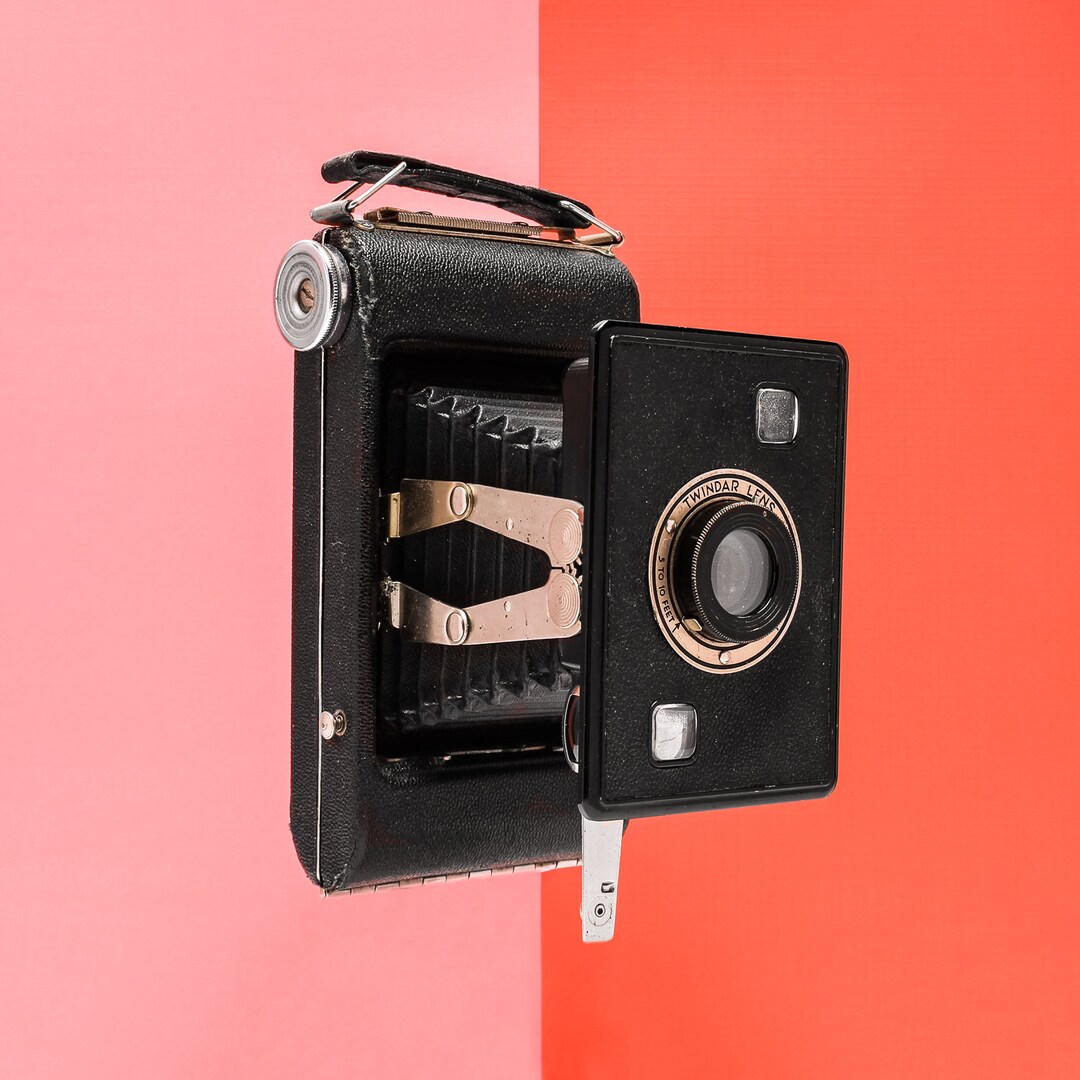 Jiffy Kodak Six-16 Series II Folding Vintage Camera With Twindar 105mm ...
