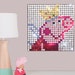 Peppa Pig Sequin Pixel Art Craft Kit - Do-it-yourself Wall Art - Etsy