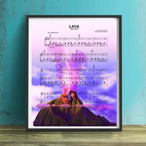 Lava Pixar Wall Art, Canvas, Artwork, Art Print, Home Decor, Poster ...