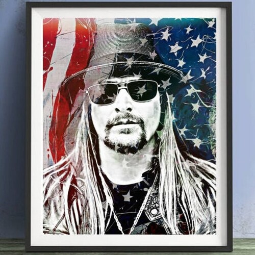 Kid Rock Wall Art Canvas Artwork Art Print Home Decor - Etsy