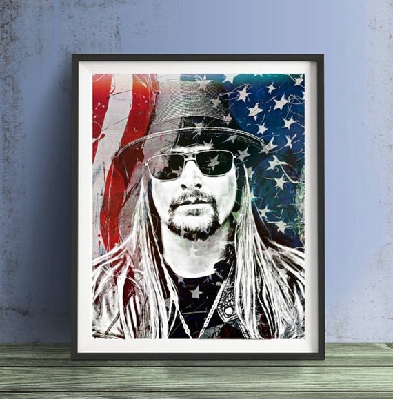 Kid Rock Wall Art Canvas Artwork Art Print Home Decor - Etsy