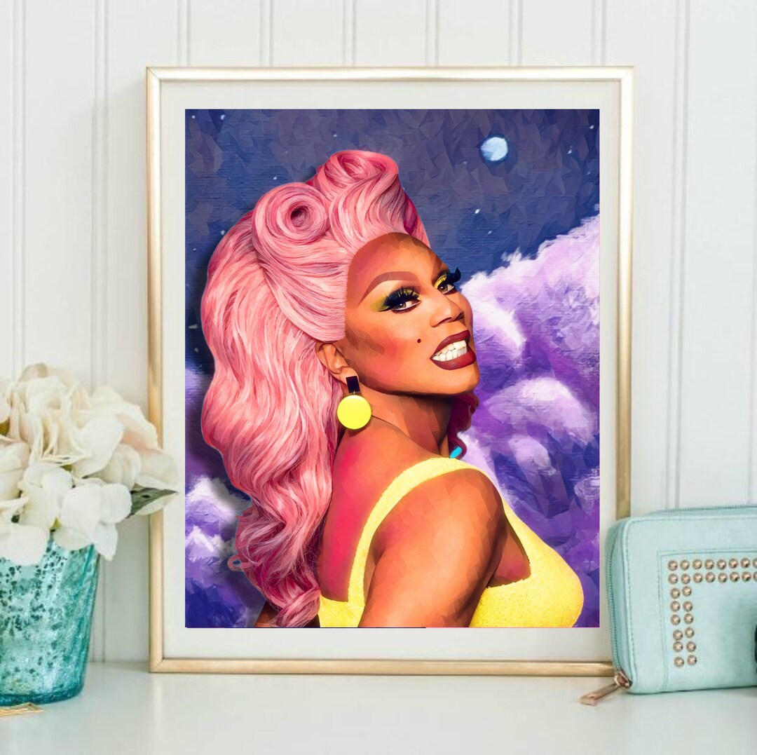 Rupaul Original Wall Art, Canvas, Artwork, Art Print, Home Decor ...