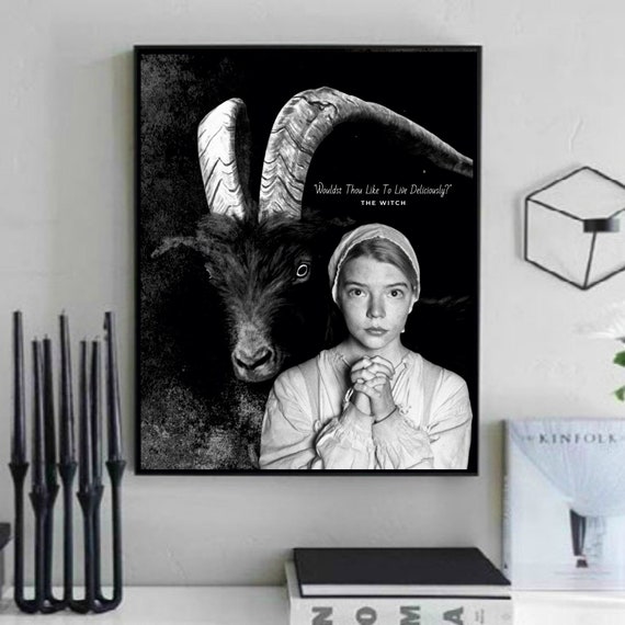 Black Phillip Quotes The Witch Black Phillip Quote Wall Art Poster 5"