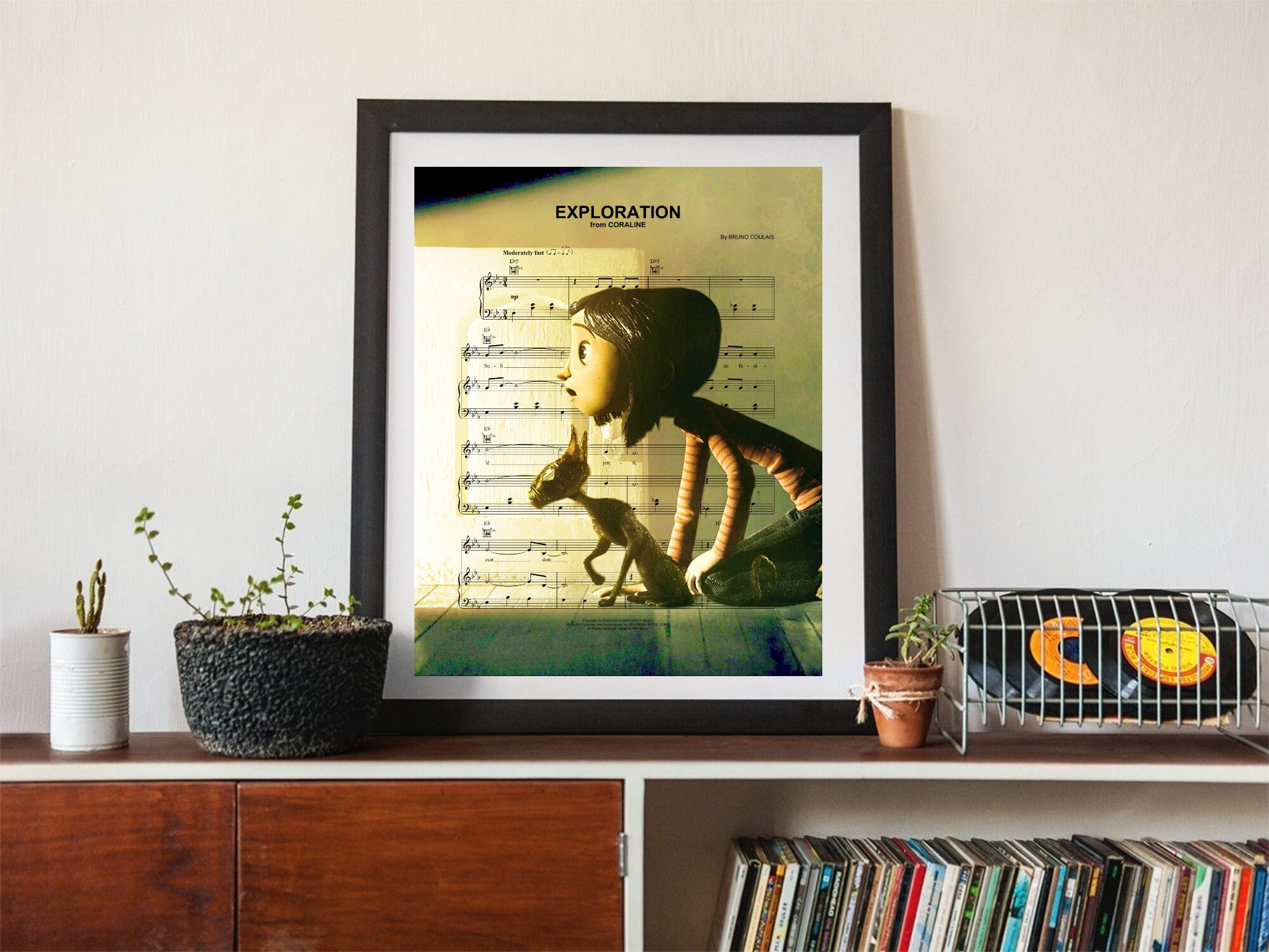Coraline Exploration Sheet Music Wall Art, Canvas, Artwork, Art Print ...