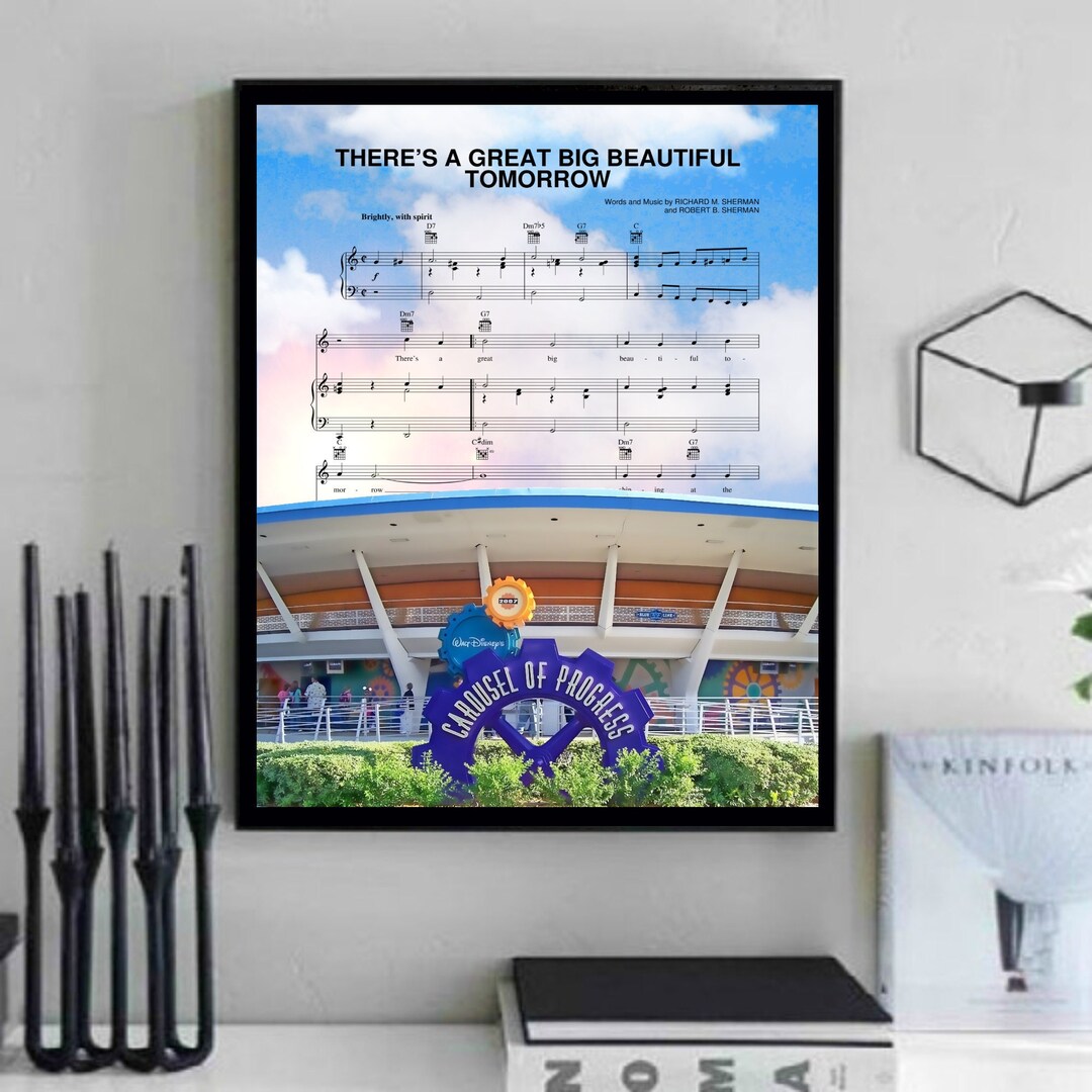 Carousel of Progress Wall Art, Canvas, Artwork, Art Print, Home Decor ...