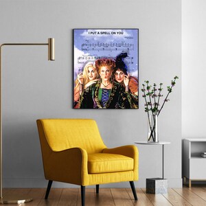 Hocus Pocus I Put a Spell on You Sheet Music Wall Art, Canvas, Artwork ...