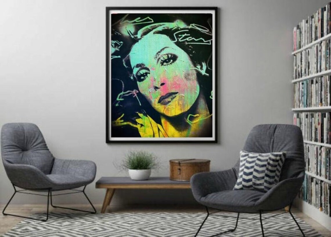 Cher Wall Art Canvas Artwork Art Print Home Decor - Etsy