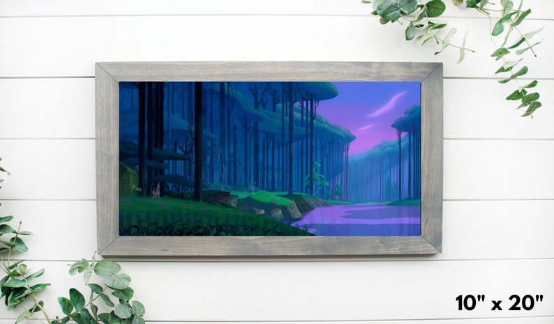 Pocahontas Scene Fine Art Wall Art Canvas Artwork Art - Etsy