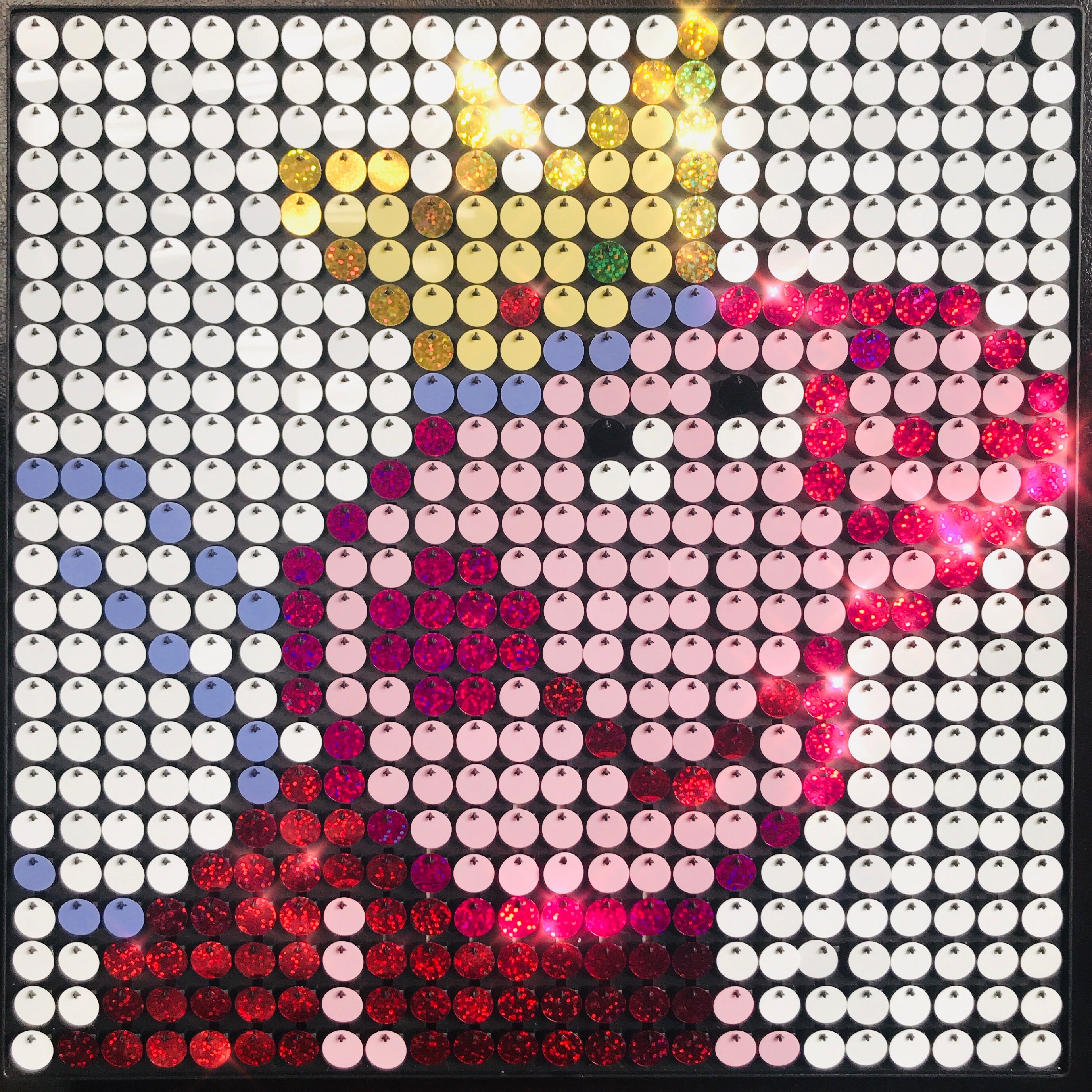 Peppa Pig Sequin Pixel Art Craft Kit Do-it-yourself Wall Art - Etsy