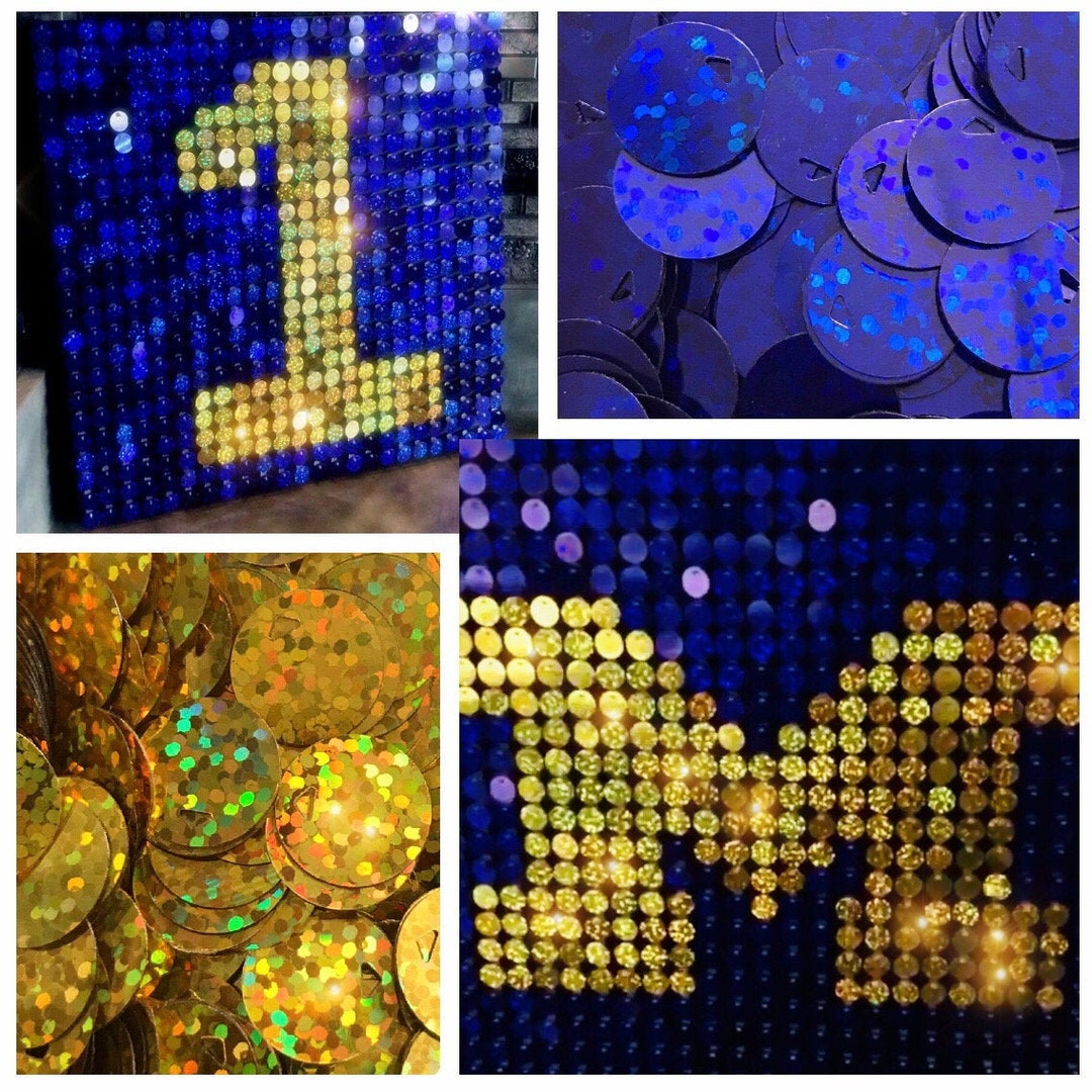 University of Michigan U of M Sequin Pixel Art Craft Kit - Do-it ...