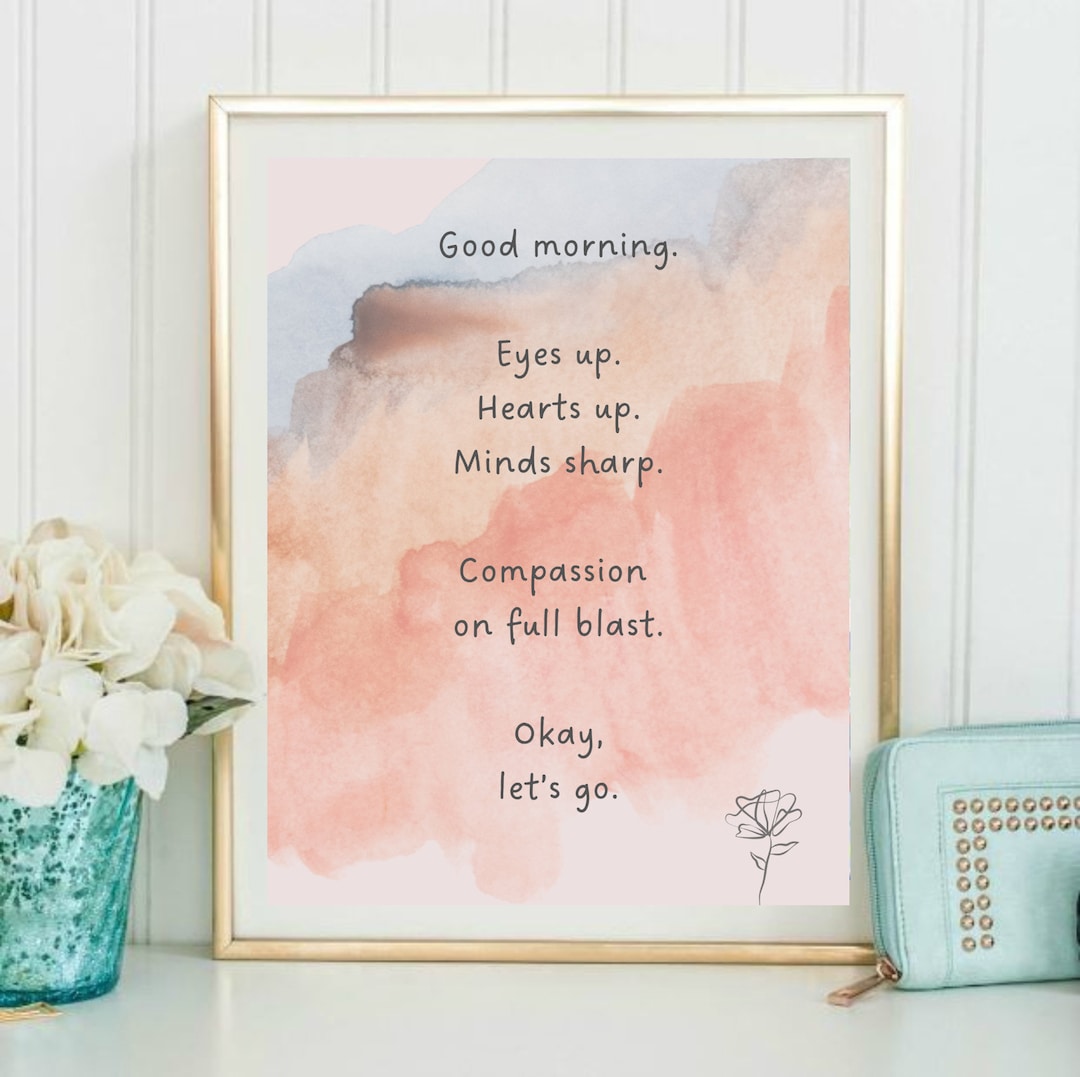 Good Morning Positive Affirmation, Motivational, Inspirational Quote ...