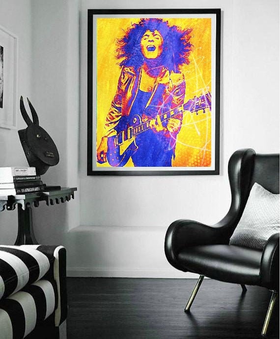 Marc Bolan T-rex Wall Art Canvas Artwork Art Print Home | Etsy