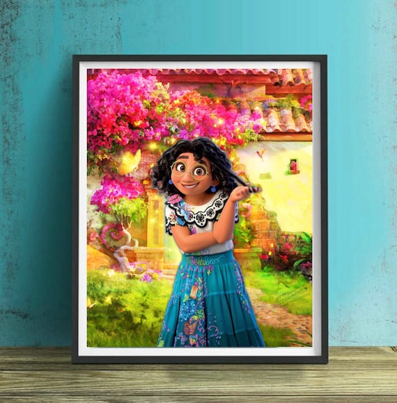 Encanto Mirabel Disney Original Wall Art Painting Canvas | Etsy