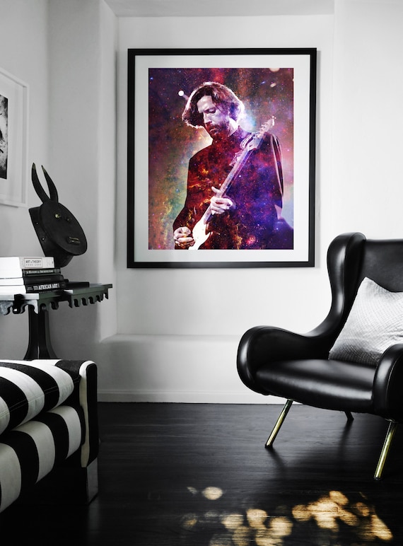 Eric Clapton Wall Art Canvas Artwork Art Print Home Decor | Etsy