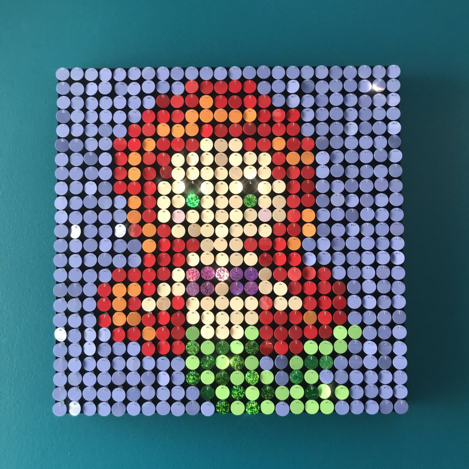Little Mermaid Sequin Pixel Art Craft Kit Do-it-yourself - Etsy