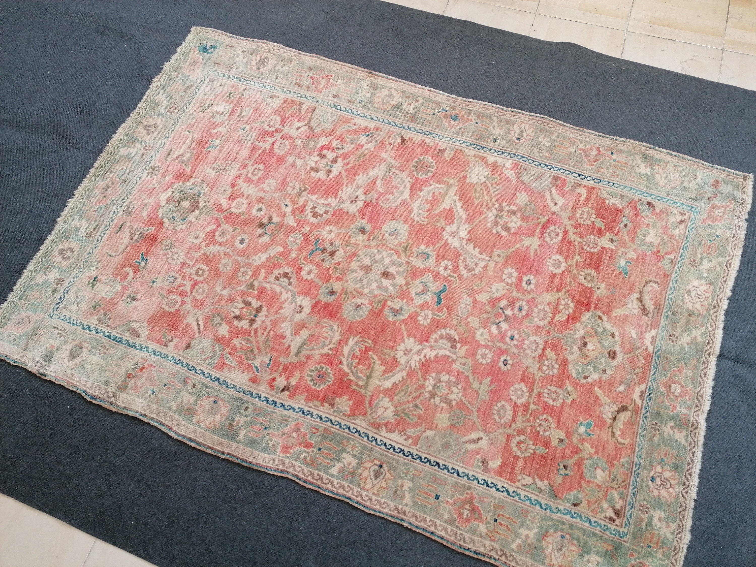 Anatolian Turkish Rug 4'7x6'8 Turkish Vintage Rug | Etsy