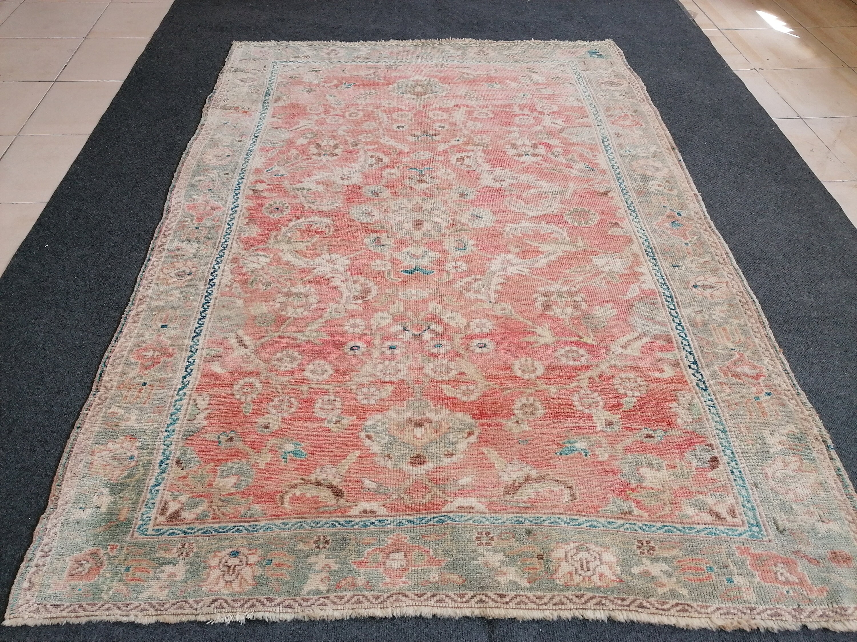 Anatolian Turkish Rug 4'7x6'8 Turkish Vintage Rug | Etsy