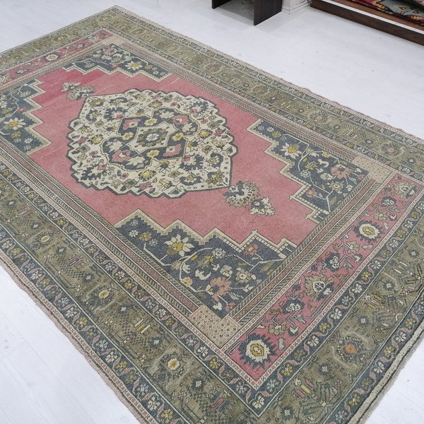 Large Vintage Turkish Rug - Etsy