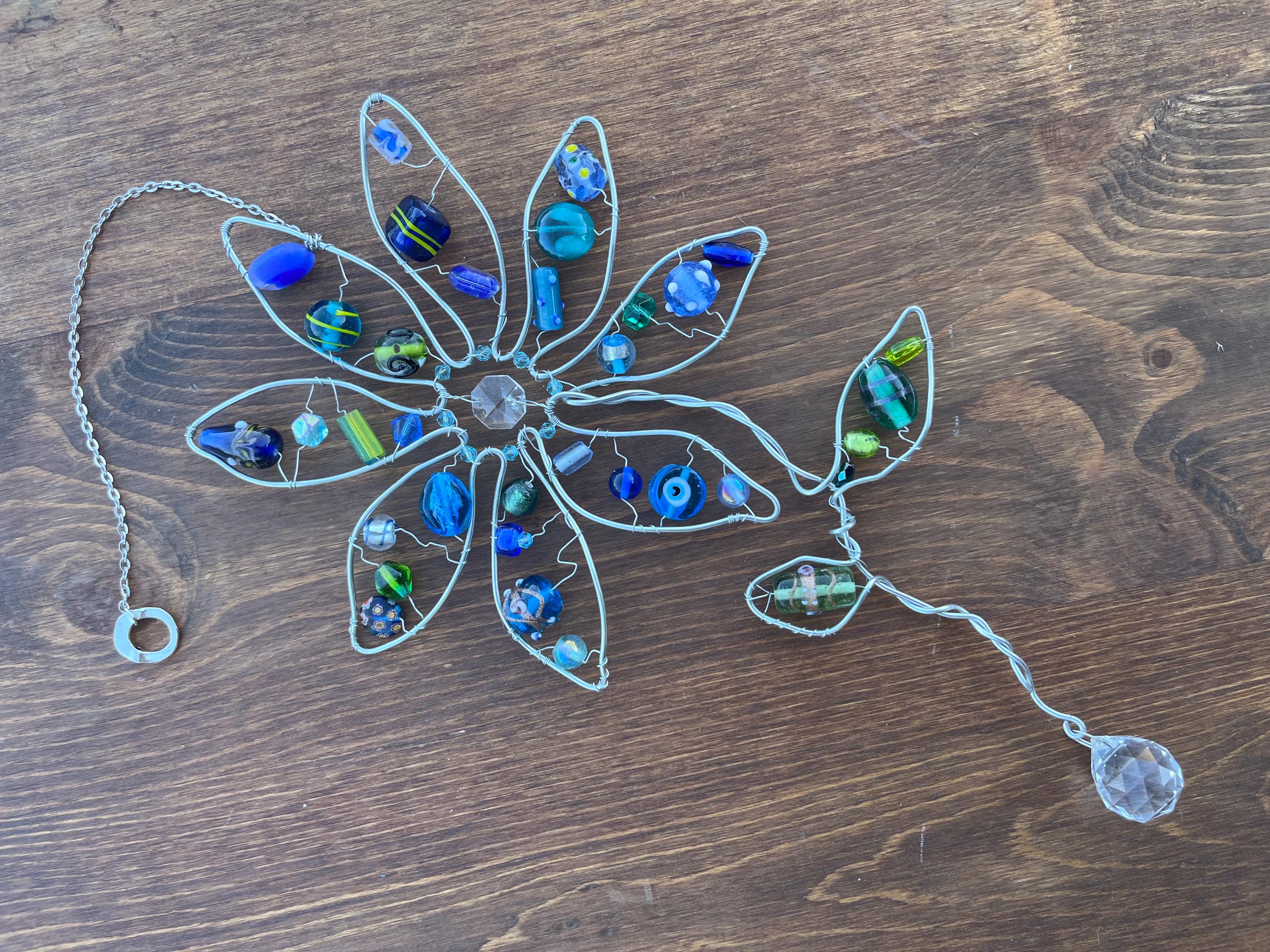 Wire Flower Suncatchers - Etsy
