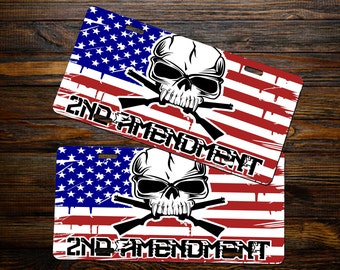2nd Amendment License Plate | Etsy