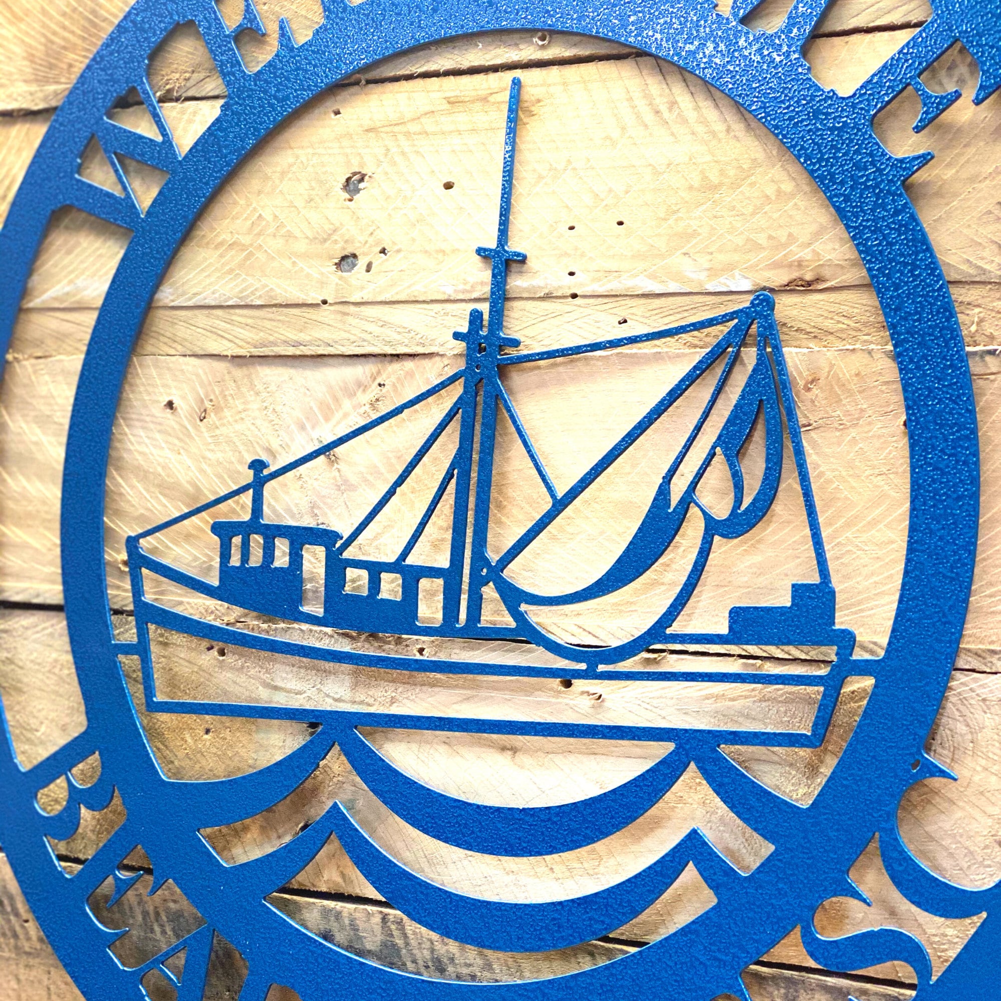 Personalized Metal Boat Sign Beach House Decor Shrimp Boat - Etsy