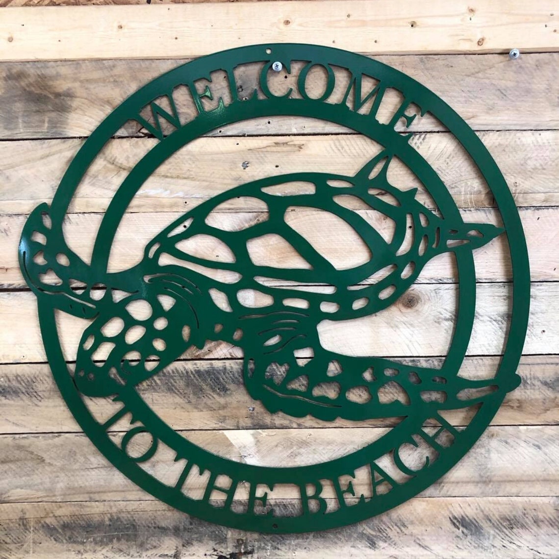 Sea Turtle Decor Nautical Sea Turtle Sign Beach House - Etsy