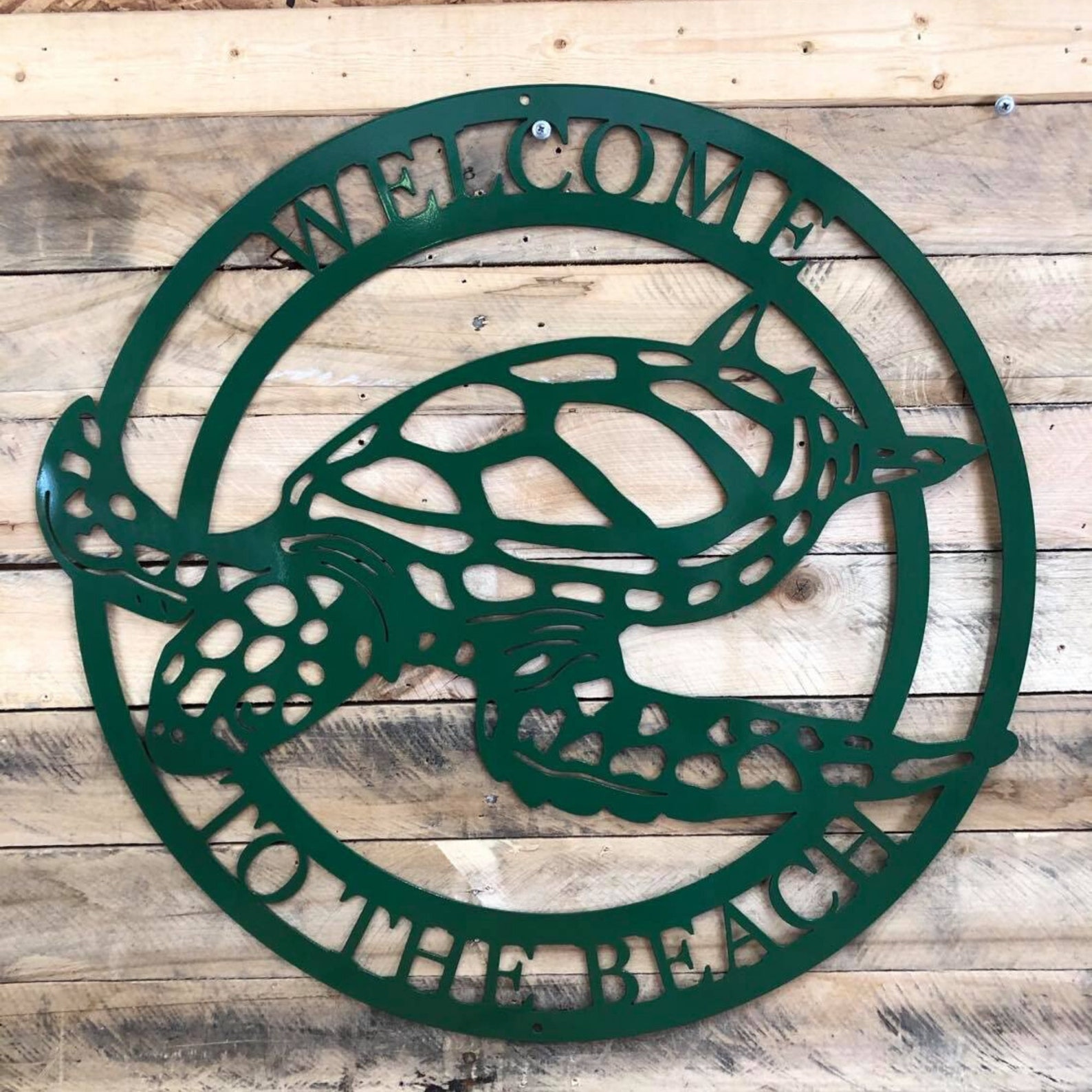 Sea Turtle Decor Nautical Sea Turtle Sign Beach House - Etsy