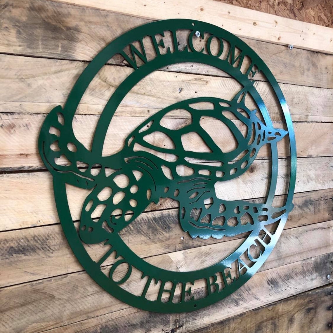 Sea Turtle Decor Nautical Sea Turtle Sign Beach House - Etsy