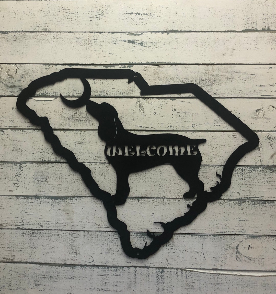 Boykin Spaniel Welcome Sign | SC State Dog Metal Art | Custom Dog Lover ...