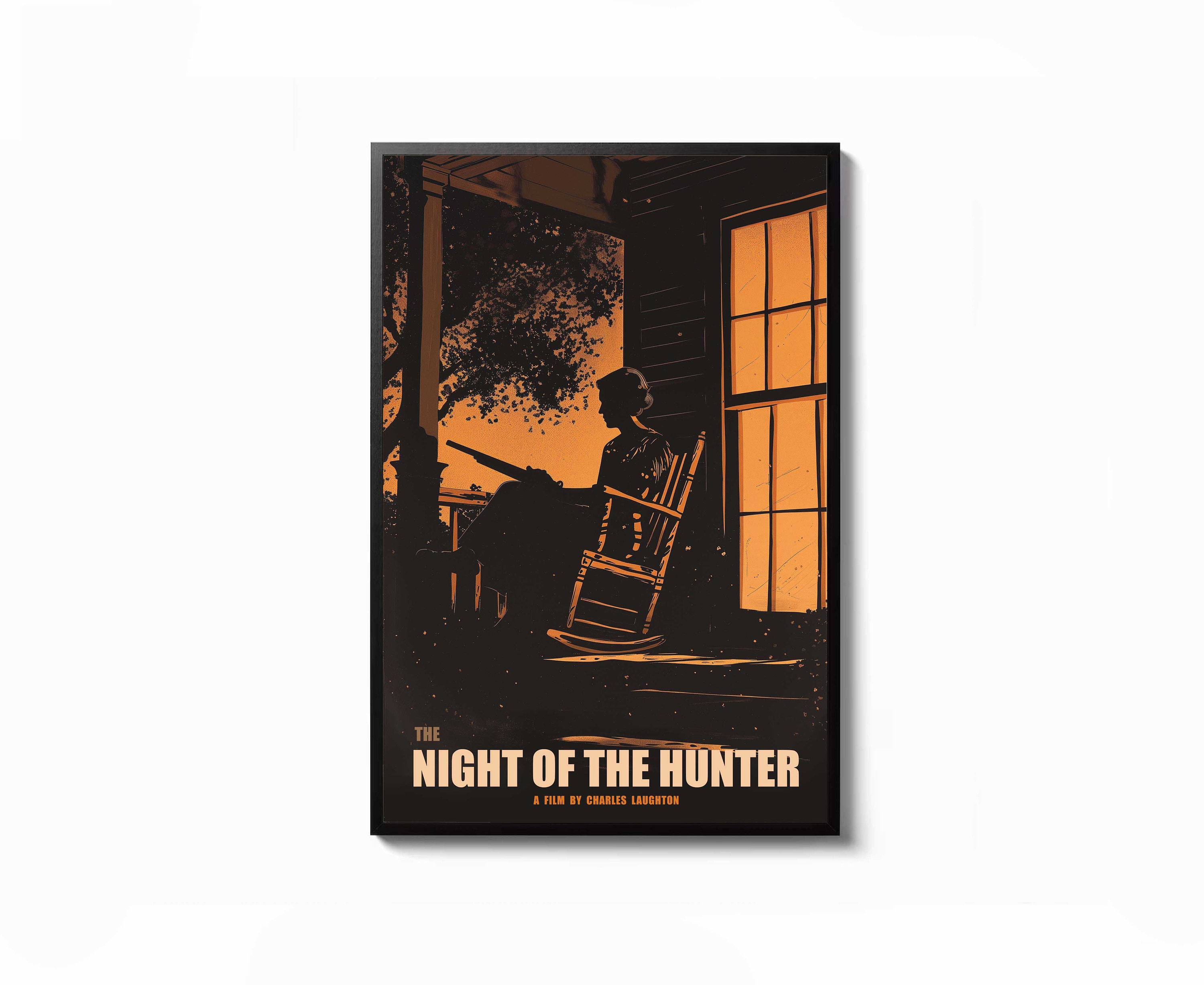 The Night of the Hunter Movie Poster Print - Etsy
