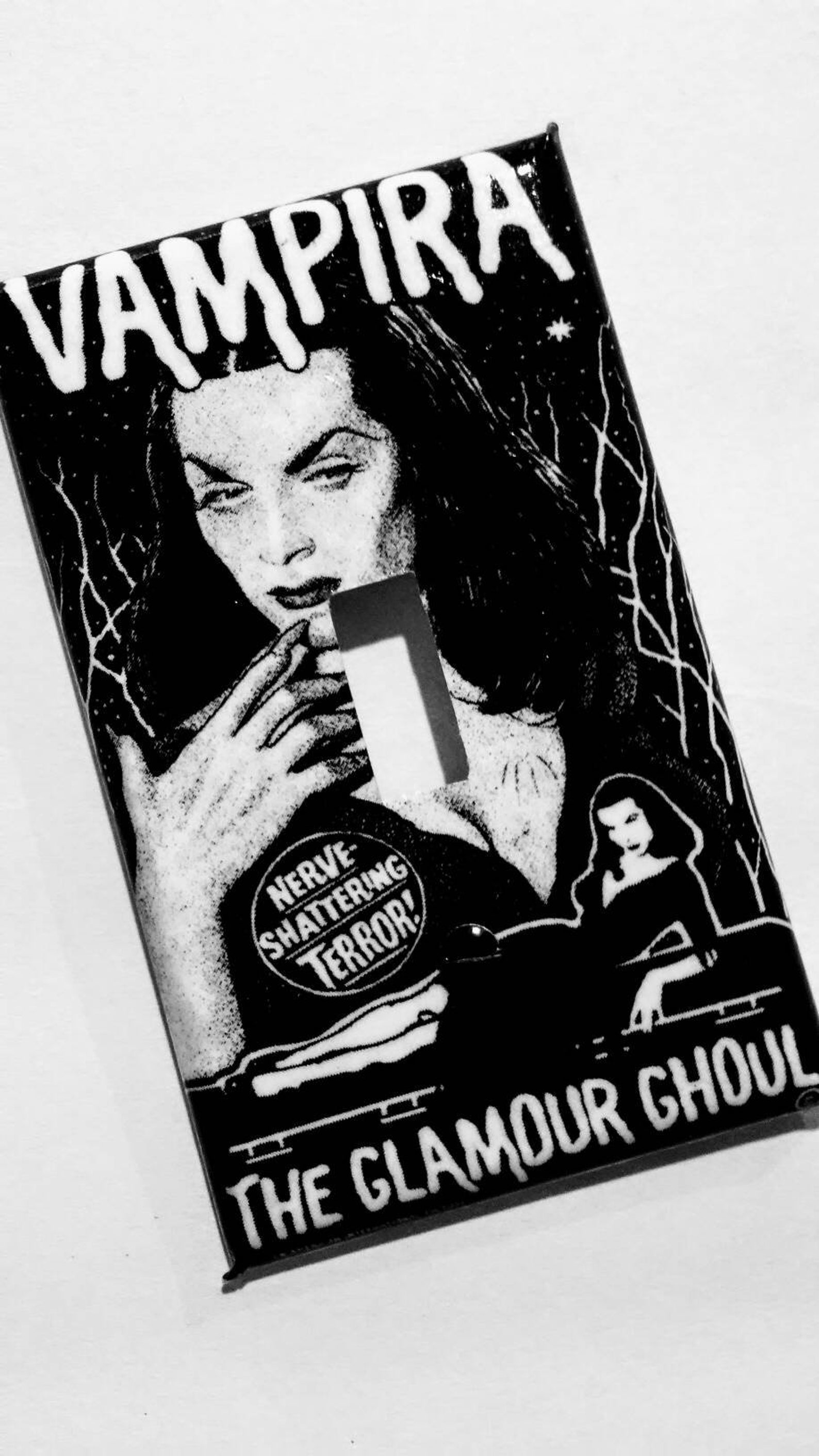 Vampira Lightswitch Cover Horror Decor Switchplate Light - Etsy