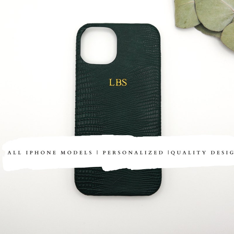 Leather Croc Print Max Case - Etsy