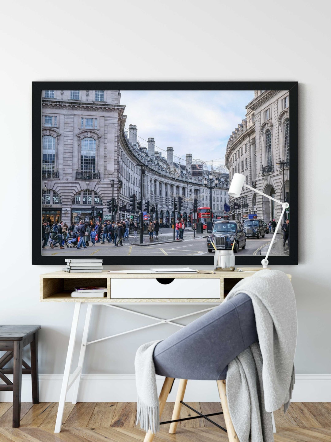 London Fotografie, Piccadilly Circus, London Druck, Londoner Raum Dekor ...