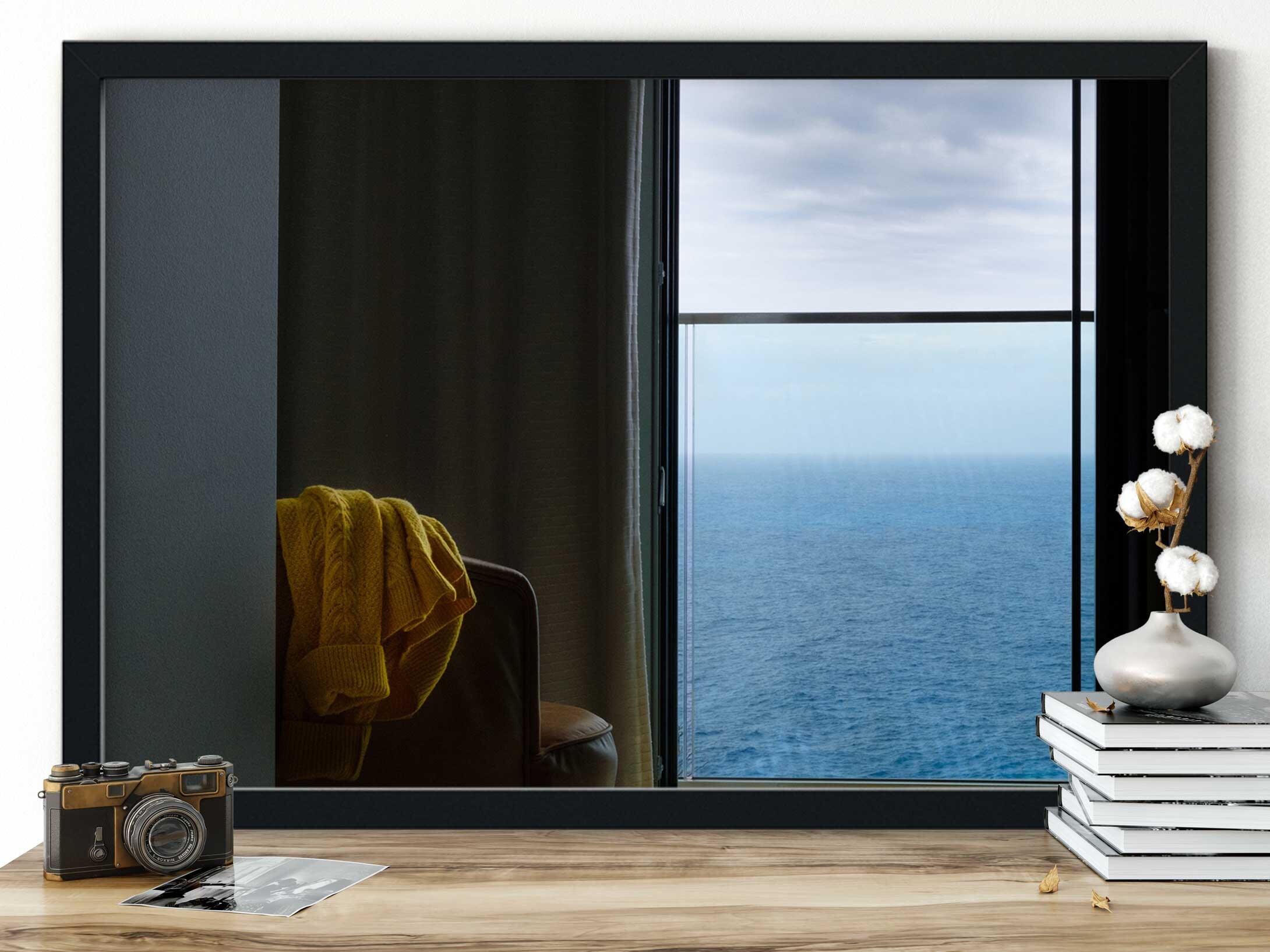 Sea View Window Photograph, Majorca Print, Spain Landscape - Etsy