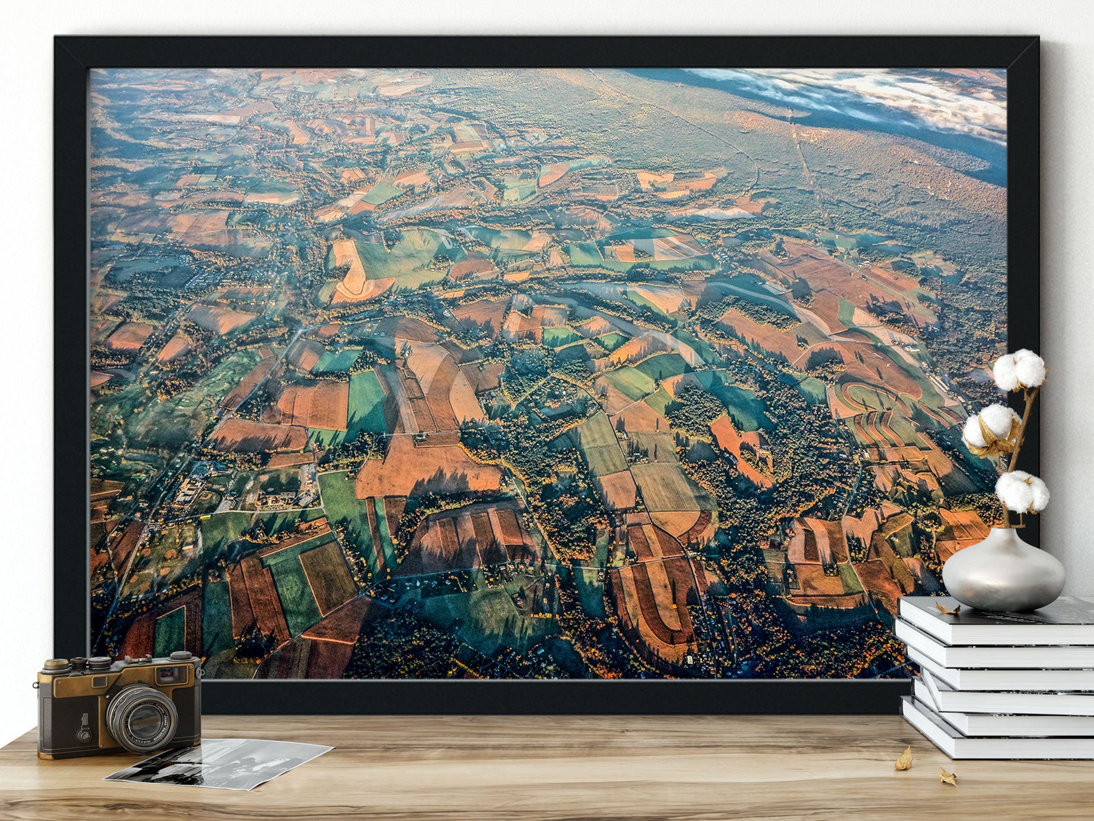 Aerial Photo Countryside View Frome Plane Aerial | Etsy