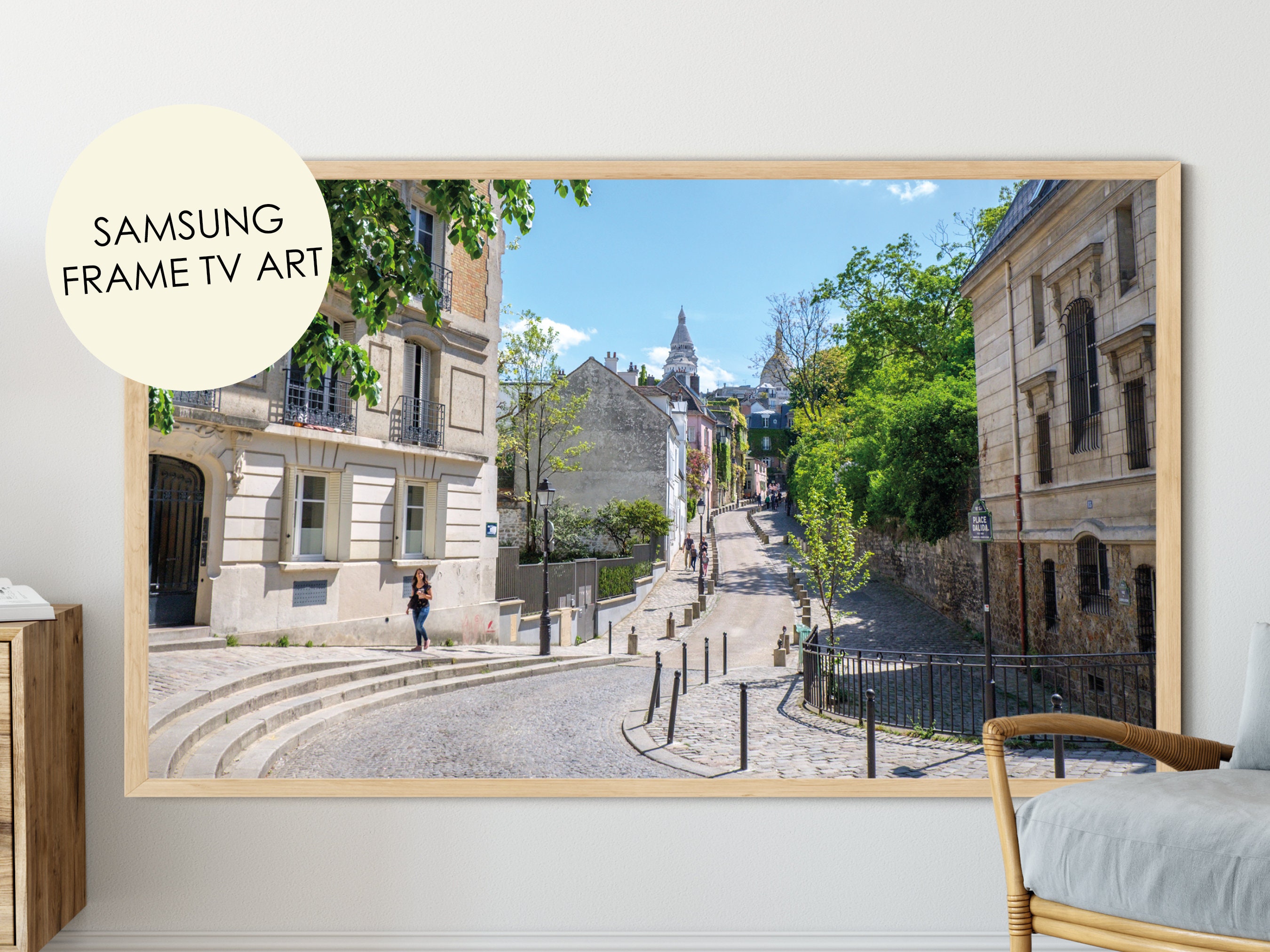 Paris Montmartre Photo, Samsung Frame TV Art,paris Digital Download ...