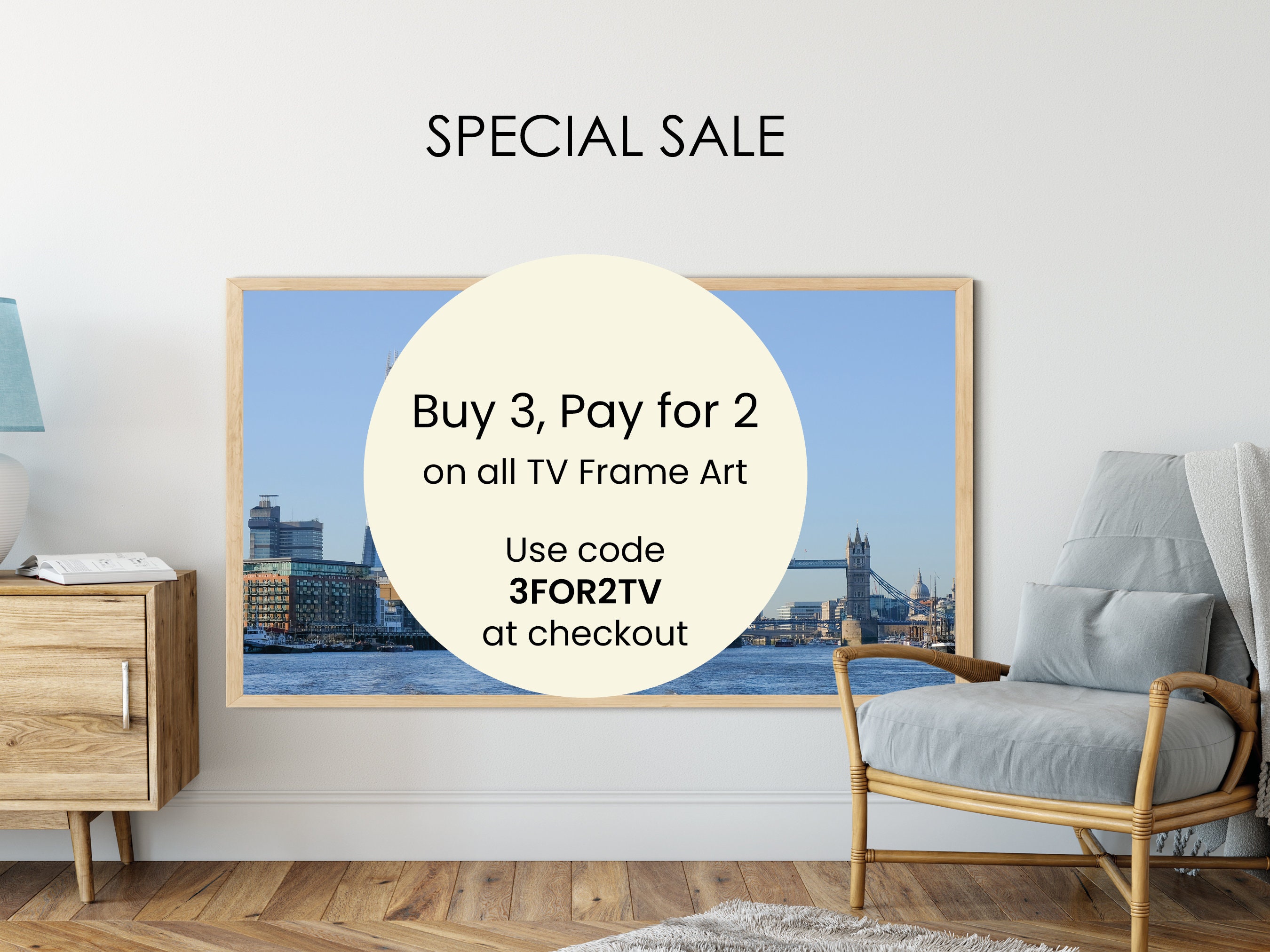 Tower Bridge, Samsung Frame TV Art, London Skyline, TV Frame, Shard ...