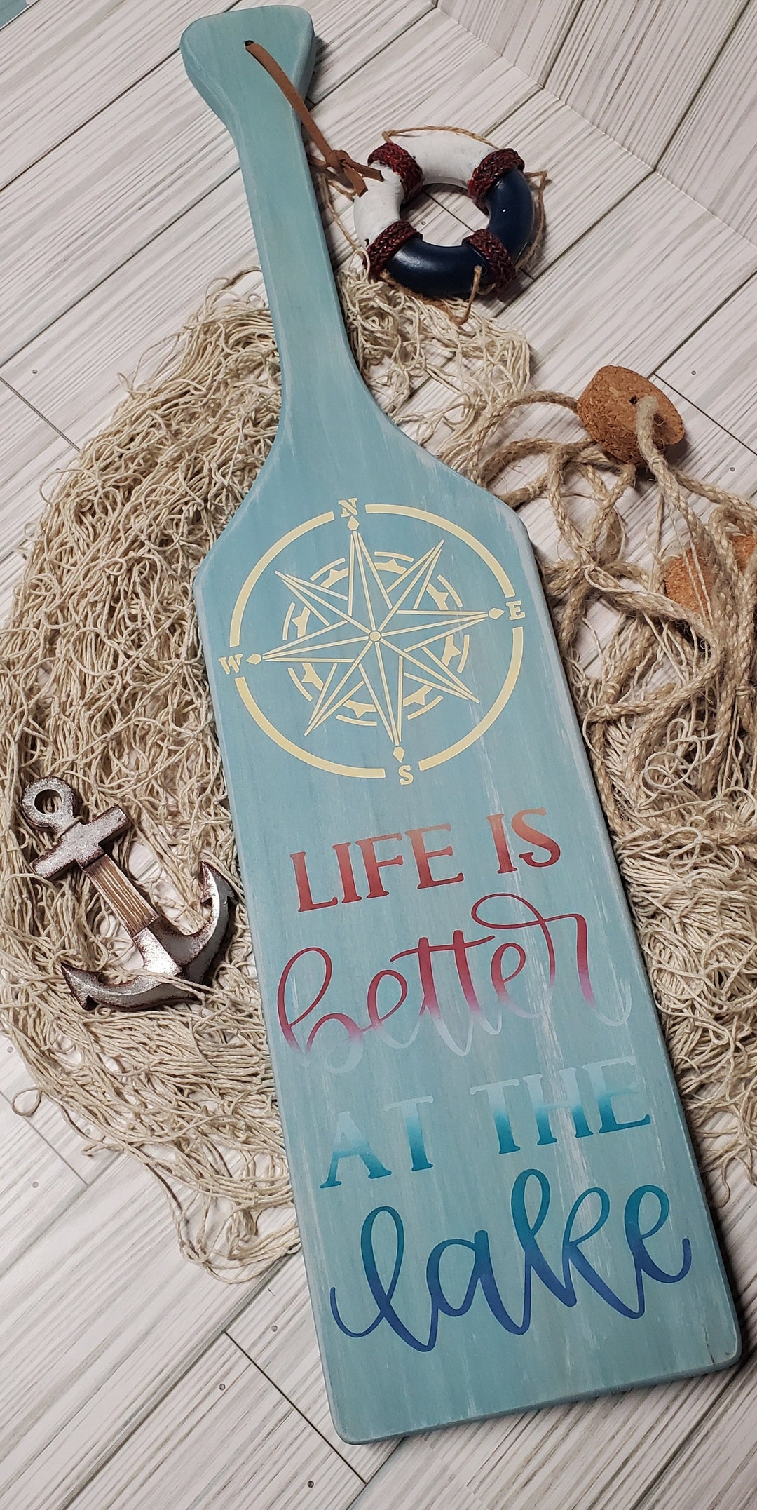 Lake Theme Paddle Decor - Etsy